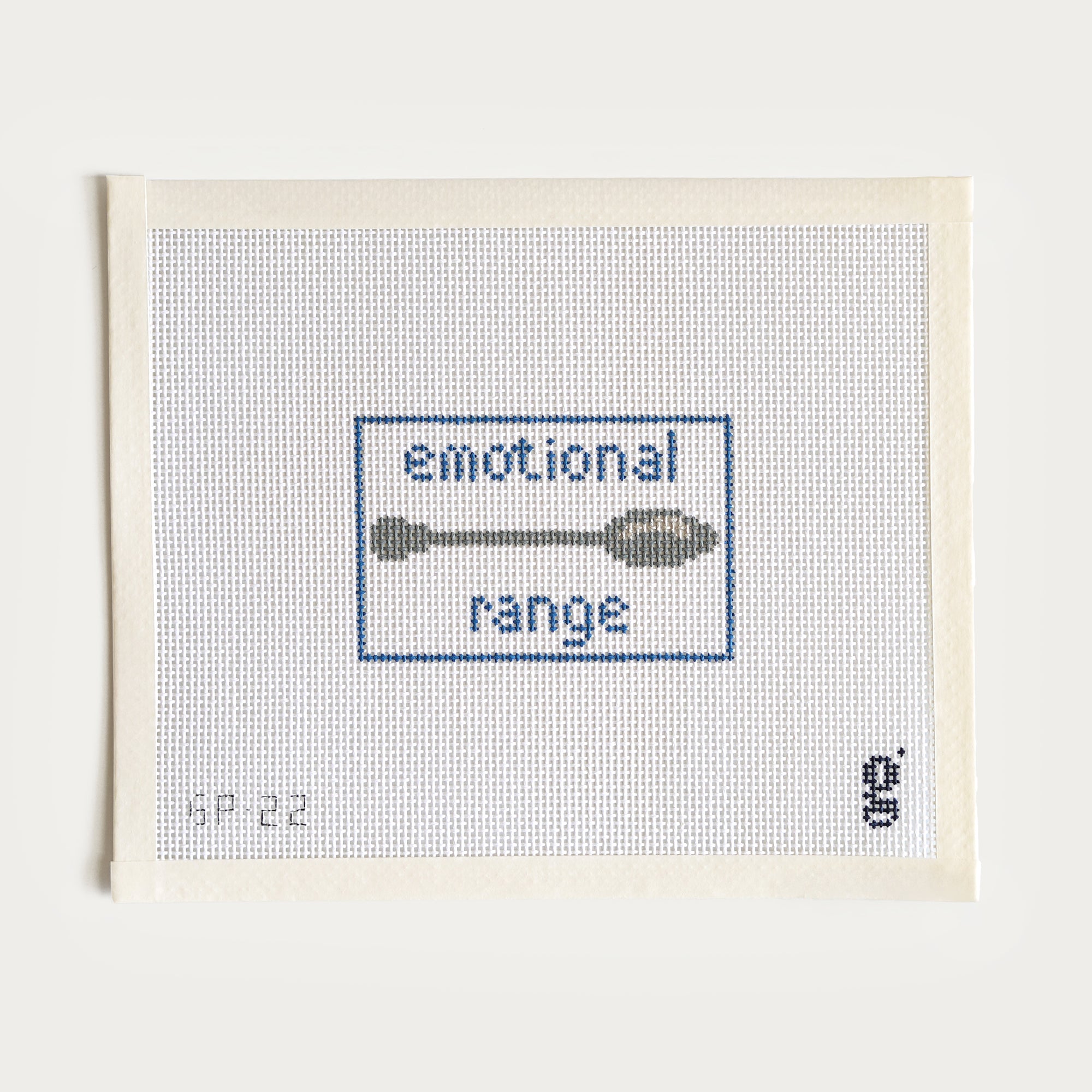 Emotional Range of a Teaspoon Needlepoint Canvas – 13 Mesh, 4.1” x 2.6 ...