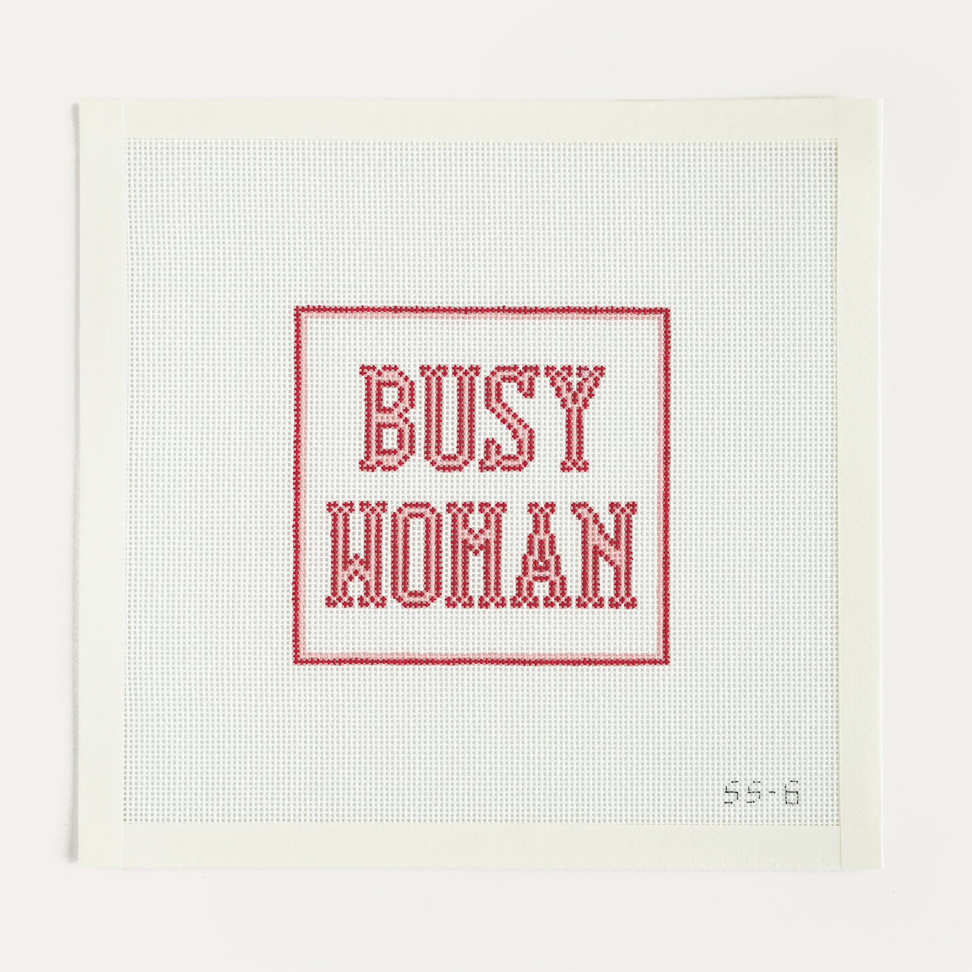 Busy Woman Needlepoint Canvas | Sunday Shoppe | 18 Mesh – The ...