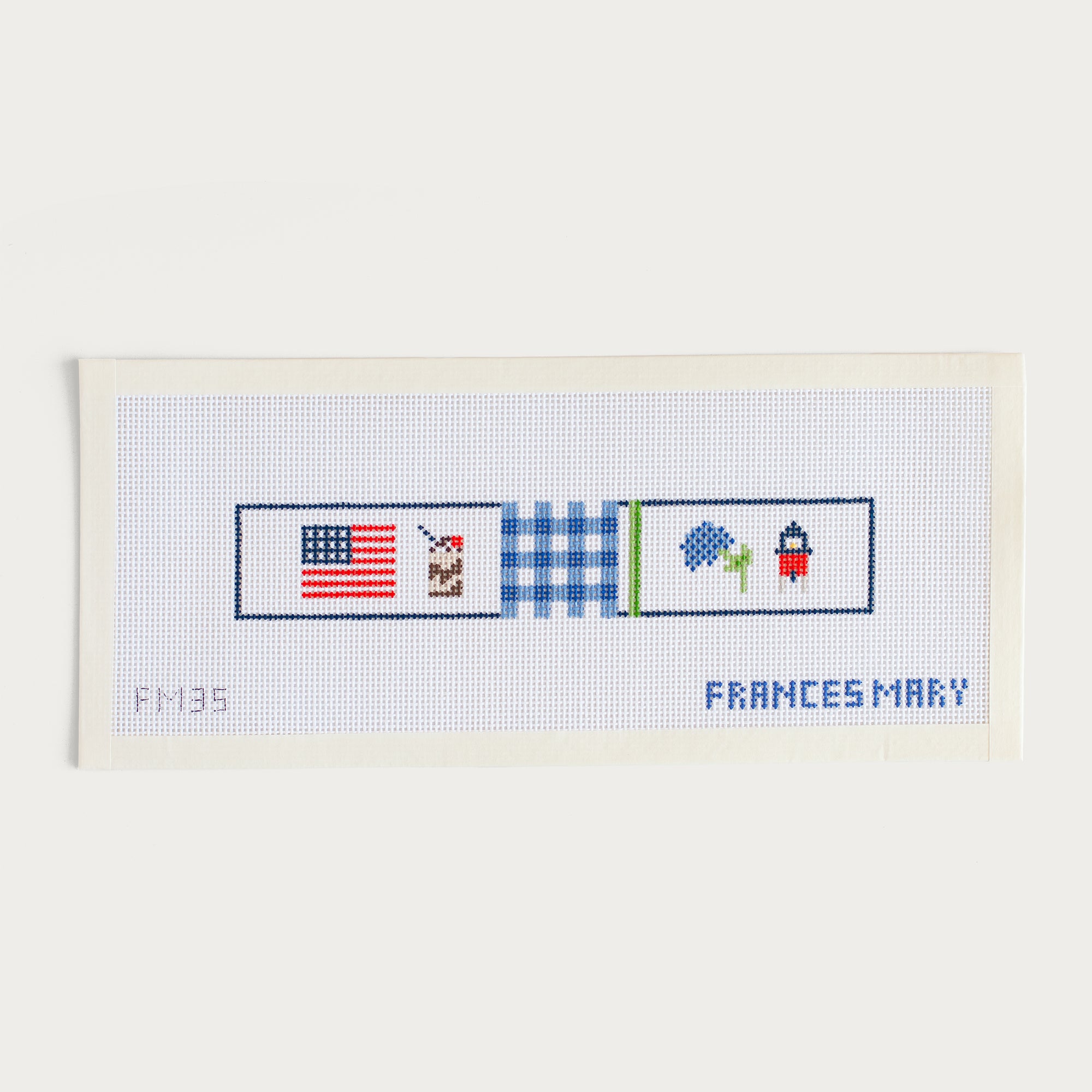 Coastal New England Key Fob Canvas | Frances Mary | 13 Mesh – The ...