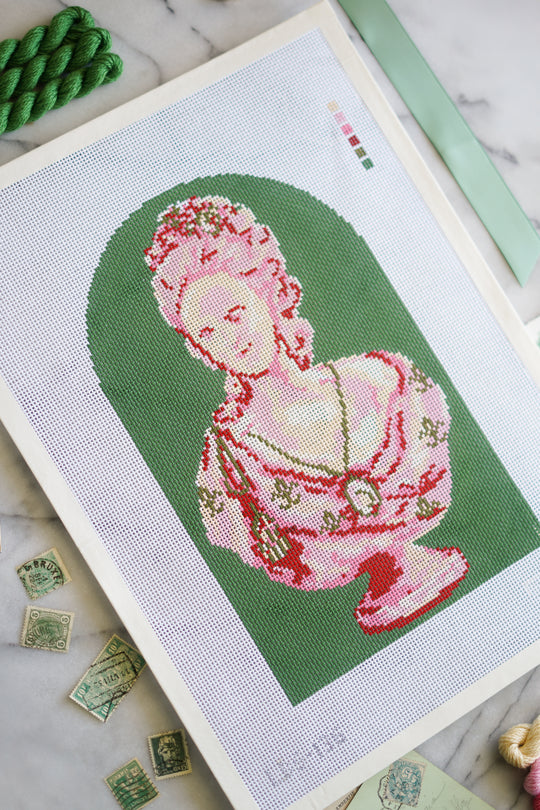 13 Mesh Needlepoint Canvases – Hand-Painted & Ready to Stitch – The ...